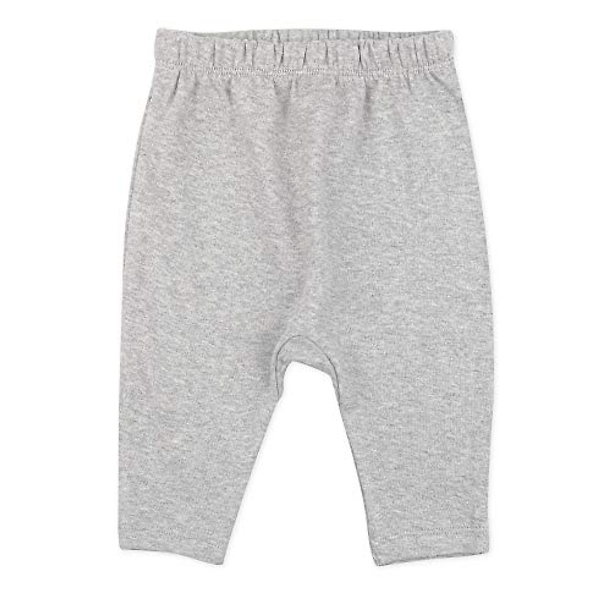 HonestBaby unisex baby Organic Cotton Cuff-less Harem Multi-pack Pants, 4-pack Gray Ombre, 6-9 Months US