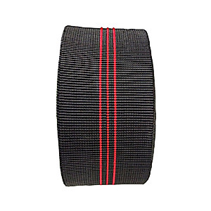 40ft Upholstery Elastic Webbing,Two Inch (2") Wide Stretch Latex Band for Furniture Sofa, Couch, Chair Repair Modification (5cm Black)