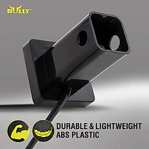 Bully CR-007G GMC Tow Hitch Cover/Receiver Trailer Plug in Black with LED Brake Light Ford Logo Emblem - Car, Truck and SUV Accessories - Genuine License Products, 2 inch