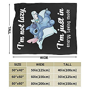 Anime Cartoon Blanket,Christmas Super Soft Flannel Throw Blanket Warm Comfortable Blanket Gifts for Kids Adults All Season 50*40