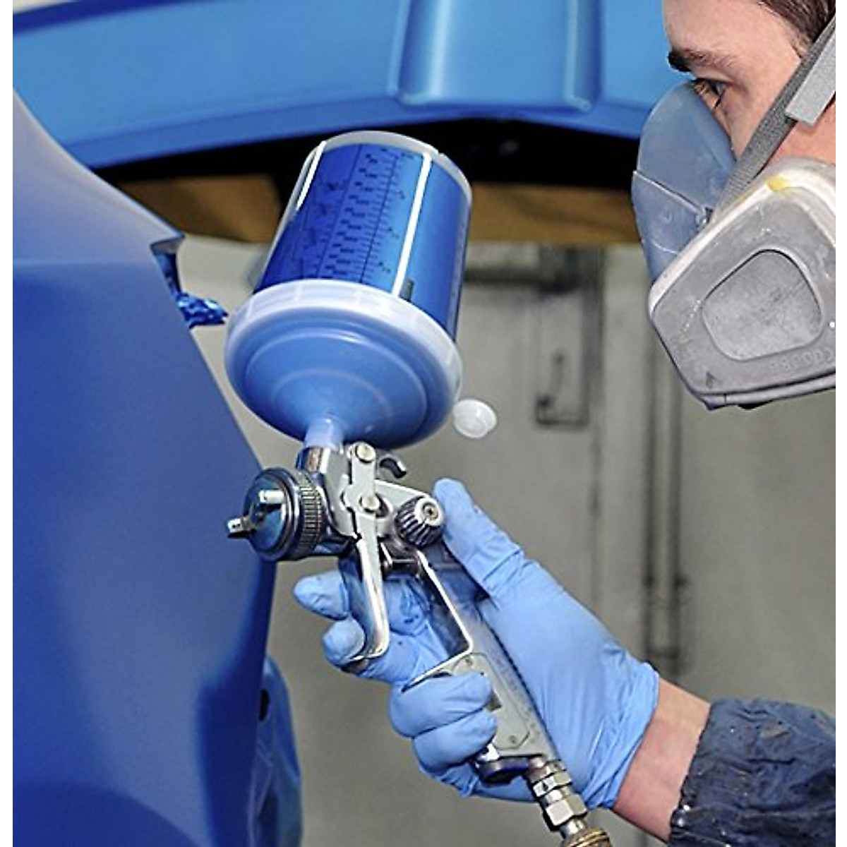 Adenna EPW446 Empower 8 mil Powder-Free Nitrile Exam Gloves, Medical Grade, Blue, Large, Box of 100