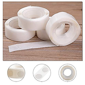 1000pcs Glue Point Clear Balloon Glue Removable Adhesive Dots Double Sided Dots of Glue Tape for Balloons Party or Wedding Decoration…