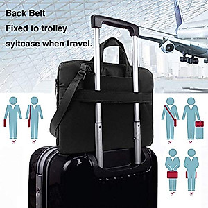 Cute Pig Laptop Bag 15.6 Inch, Business Briefcase Gifts For Men Women, Messenger Shoulder Bag With Strap