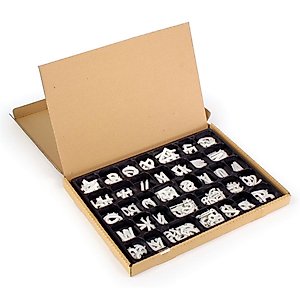 Changeable Letter Set 2” Tall White Plastic Character Kit – Insert Message Board Accessory Comes with a Case