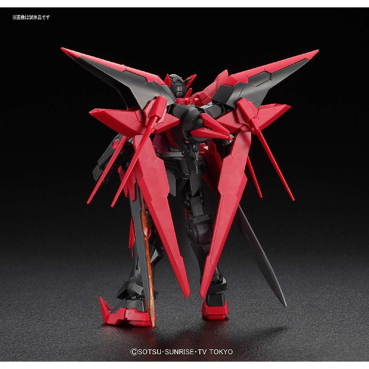 Bandai Hobby HGBF Gundam Exia Dark Matter Model Kit (1/144 Scale)