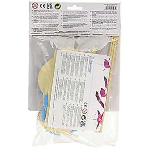 Baker Ross FE144 Flamingo Wooden Windmill Kits - Pack of 3, for Kids Arts and Crafts Projects, Wooden Crafts for Children to Decorate, Personalize and Display