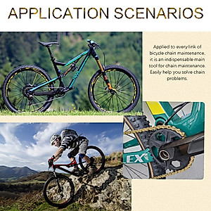 Tanstic 11Pcs Bike Chain Repair Tool Kit- Bike Link Pliers, Bicycle Chain Breaker Splitter, Master Link Pliers, Bike Wear Indicator Chain Checker, Missing Link Connector for 6/7/8/9/10 Speed Chain