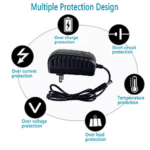 MTYTOT 25.2V 1000mA Power Supply Adapter 25.2v ac/dc Adapter 100-240V Input AC to DC 25.2 Volt 1A 800mA 450mA Power Adapter Transformer 5.5mmx2.5mm US Plug