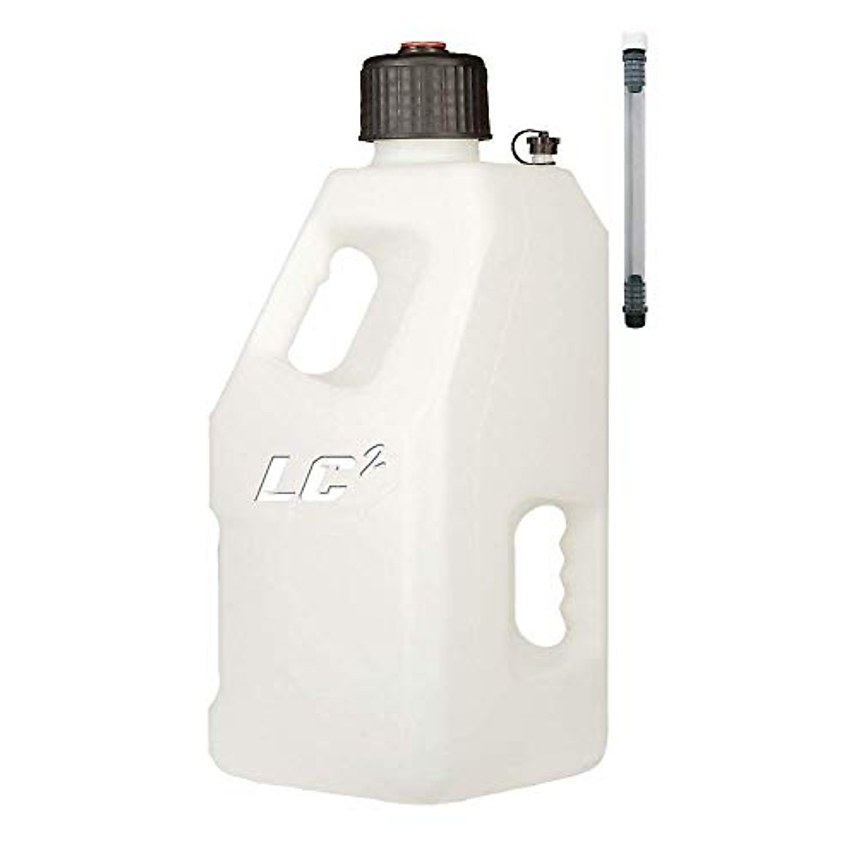 LC LC2 Utility Jug with 12 Filler Hose 5 Gallons White