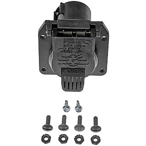 Dorman 924-308 Trailer Hitch Electrical Connector Plug Compatible with Select Ford / Lincoln / Mercury Models