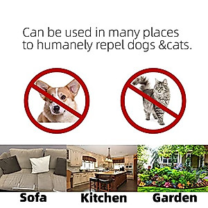 BYTEBAY 16 Pack Cat Deterrent Outdoor Scat Mat for Cats&Dogs, Keep Away Pest Plastic Mats with Spikes,16 x 13 Inches…