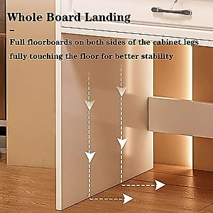 Vanity Set with Lights and Stool Makeup Vanity Desk with Mirror Dressing Table with Four Drawers Raise the Fence to Prevent Falling Exquisite Handle Smooth Pulling Three Level Brightness Adjustment (