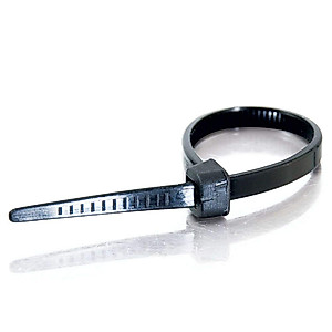 C2G 43036 TAA Compliant Cable Ties, 4 Inch Long, Black, Pack of 100