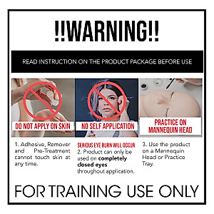 Lyon Lash Eyelash Tray (0.15 Mixed Tray, C Curl, D Curl) - Eyelash Extension Practice Kit Supplies for Beginner