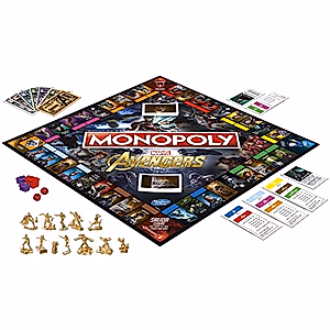 Hasbro Gaming Monopoly: Marvel Avengers Edition Board Game, Ages 8 and Up