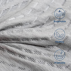 Vyfipt Tri Folding Mattress Twin Size,4 Inch Foldable Memory Foam Mattress Topper, Portable Bed,Guest Bed, Camping Bed,Travel Mat for Adults & Kids, Fold Up Pad 75"×39"×4", Grey (Twin)