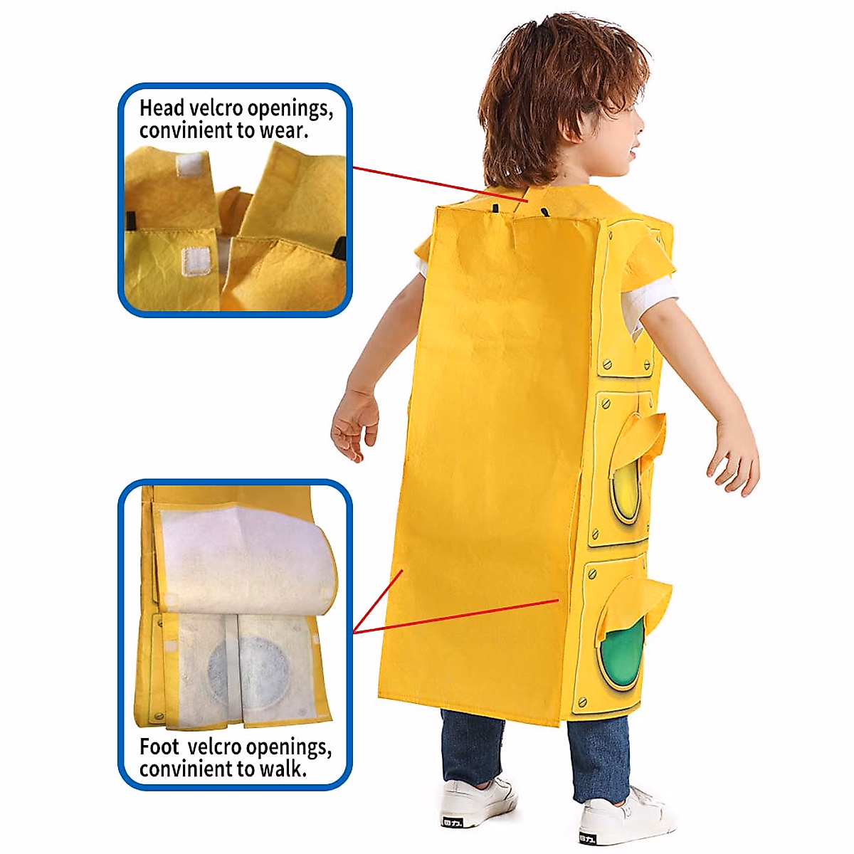 Seasons 3D Traffic Light Costume for Child 5-7 Years, Stop Light Lamp