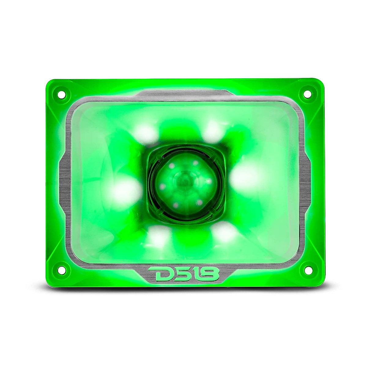 DS18 PRO-TW5L RGB Alluminum Super Bullet Tweeter - 1.5" Voice Coil, Polycarbonate Body and Bullet, 500W Max, 250W RMS, 4 Ohms, Built in Crossover - PRO Tweeters are The Best. 1 Speaker