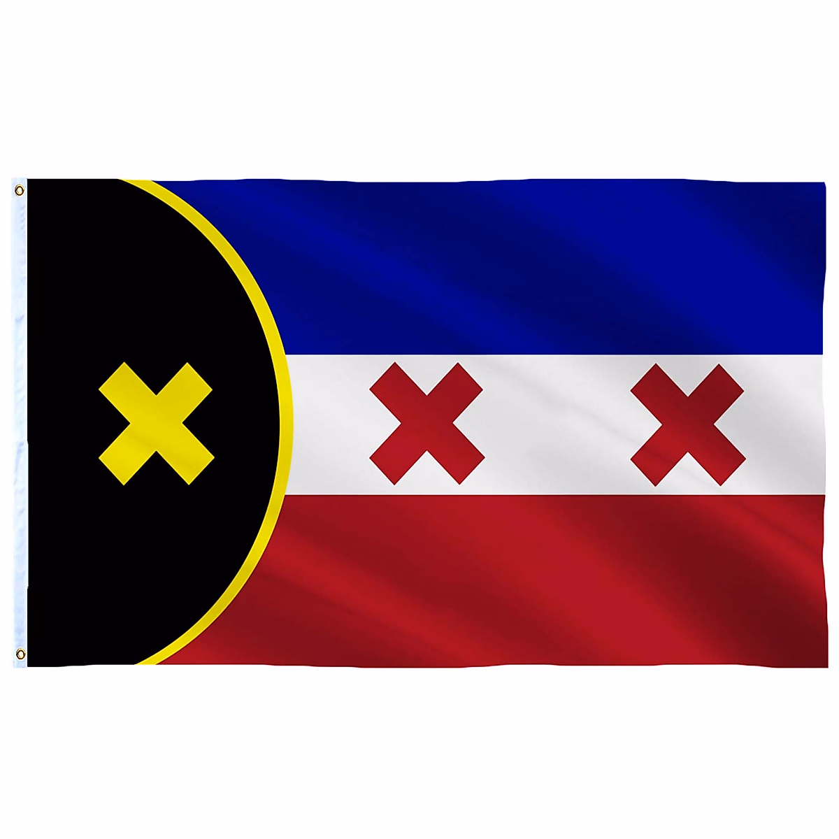 SOULBUTY l-manburg Flag 2020 Dream SMP 4x6Ft L'-Manberg Flag Dream SMP- l-manberg Flag- Double Stitched -Polyester with Brass Grommets- imanburg Flag (4x6)