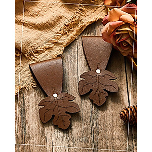 Ramede Skirt Hikes Renaissance Belt Medieval Leaf Skirt Hike Waistband Accessory Halloween Costume(Brown,Leaf)