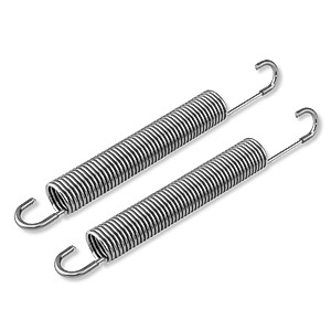 GNPADR GUPO 6-1/4 inch (2Pcs) Stainless Steel Replacement Recliner Sofa Chair Mechanism Tension Spring - Long Neck Hook Style