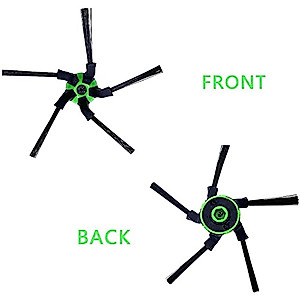 Replacement Parts and Accessories Compatible with iRobot Roomba s9 (9150) s9+s9 Plus (9550) Series Vacuum Cleaner 1 Pair Faceted Rubber Brush, 4 Filters, 4 Side Brushes, 4 Dust Bags