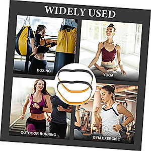 Unomor 2pcs Antiperspirant Sports Headband Sweat Headband scrunchies for Women Football Sweatband Workout White Soccer Ball Running Headbands Fitness Comfortable Supplies Polyester