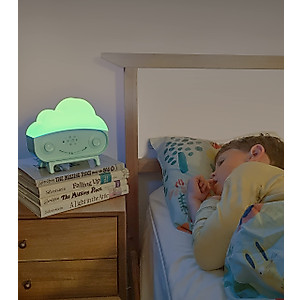 Happiest Baby SNOObie Smart White Noise Machine - Portable Baby Sound Machine with Night Light - 12 Soothing Sounds for Sleep Training, Teal