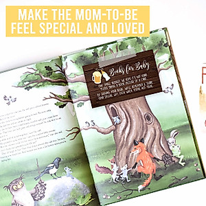 Hadley Designs - Books for Baby Shower Request Cards - Bring A Book Instead of A Card - 25 Pieces