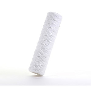 Smart Pack, GE FXWSC Compatible Universal Whole House Sediment String Wound Water Filter Cartridge - 10 micron