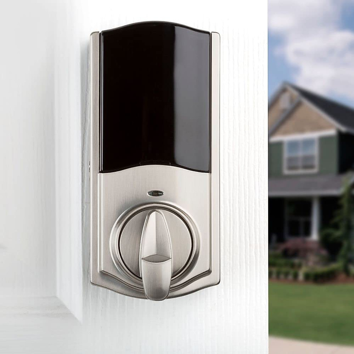 Kwikset Convert Zigbee 3.0 Electronic Smart Lock Conversion Kit in Satin Nickel