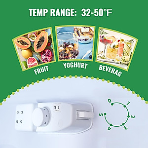 WANAI Mini Fridge with Freezer Two Doors Small Refrigerator with 7 Setting Adjustable Thermostat Crisper Drawer & Removable Shelves Extra Drink Space Low Noise Freezer-on-Top Refrigerator, Black