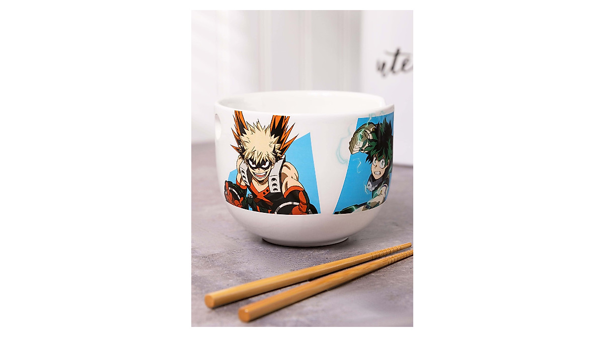 My Hero Academia Ramen Bowl Set - Vibrant Character Design