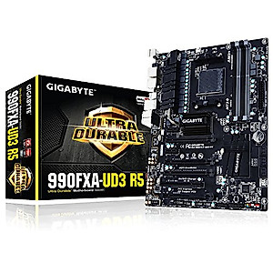 GIGABYTE GA-990FXA-UD3 AM3+ AMD 990FX SATA 6Gb/s USB 3.0 ATX AMD Motherboard