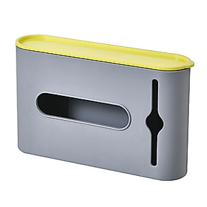 NewGtuizi Trash Bag Holder,Trash Bag Dispenser with Lid Punch-Free,Garbage Bag Dispenser Garbage Bag Holder for Cabinet, Garbage Bag Dispenser Under Sink - Trash Bag Organizer for Home Or Shops