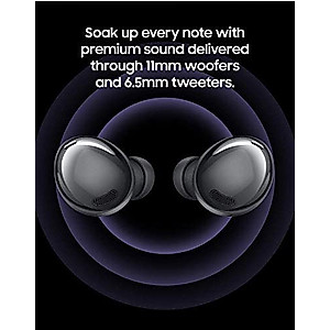 UrbanX Street Buds Pro - True Wireless Earbuds w/Hands Free Controls (Wireless Charging Case Included) - Black