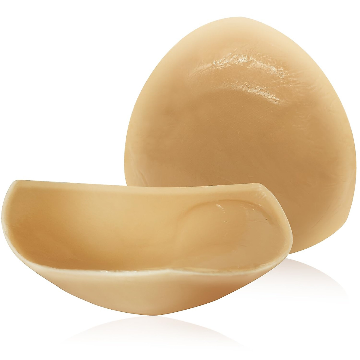 GULIFAN Double Sided Sticky Bra Inserts - Silicon Women’s Adhesive Bra Pads Removable Breathable Push Up Sticky Bra Cups Inserts Breast Enhancer