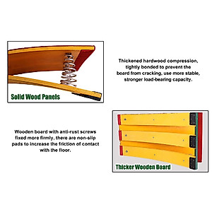 BIBOYA Gymnastics Springboard Vault Gymnastics Springboard for Kids, No Deformation Thickened Sport Equipment for School Training/Home, a Ramp for Kid's Toy Trucks