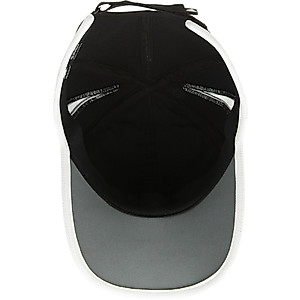 adidas Women's Superlite Relaxed Fit Performance Hat, Black/White, One Size