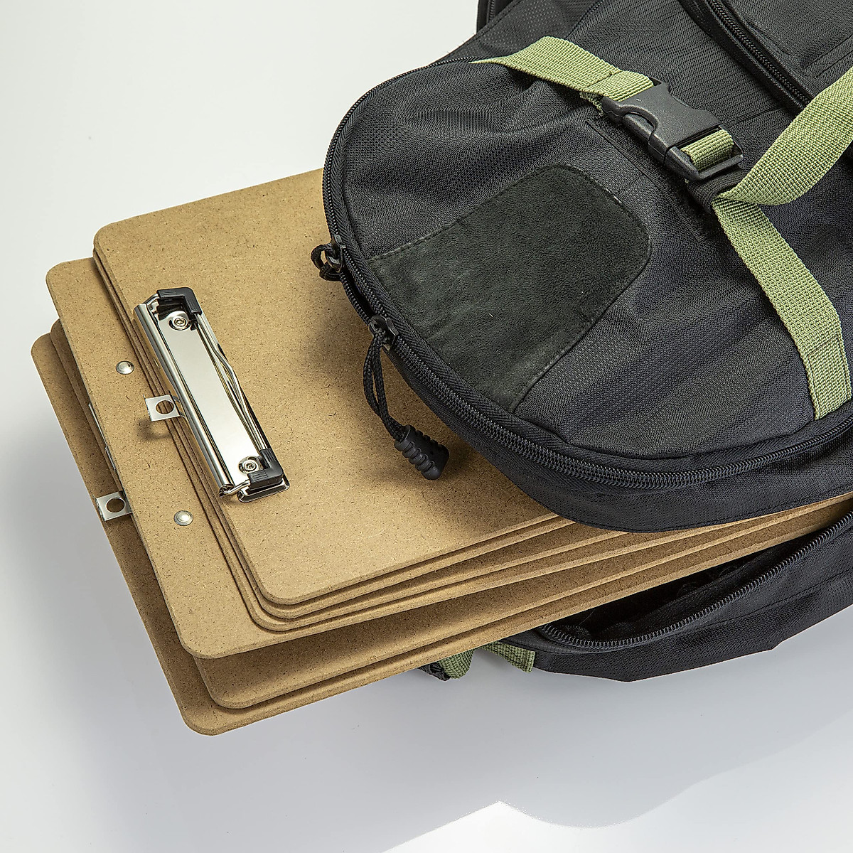 Officemate Recycled Wood Clipboards, Low Profile Clip, 6 Pack Clipboards, Letter Size (9 x 12.5 Inches), Brown (83806)