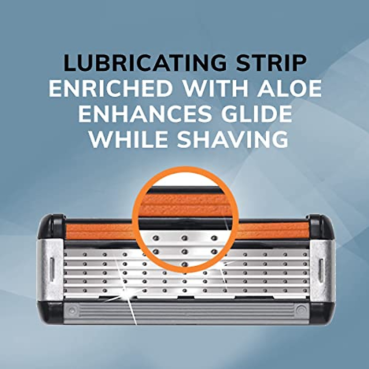 BIC Hybrid Flex 5 Titanium 5 Blade Disposable Razors for Men, For a Smooth and Comfortable Shave, 1 Handle and 7 Cartridges, 8 Piece Razor Set