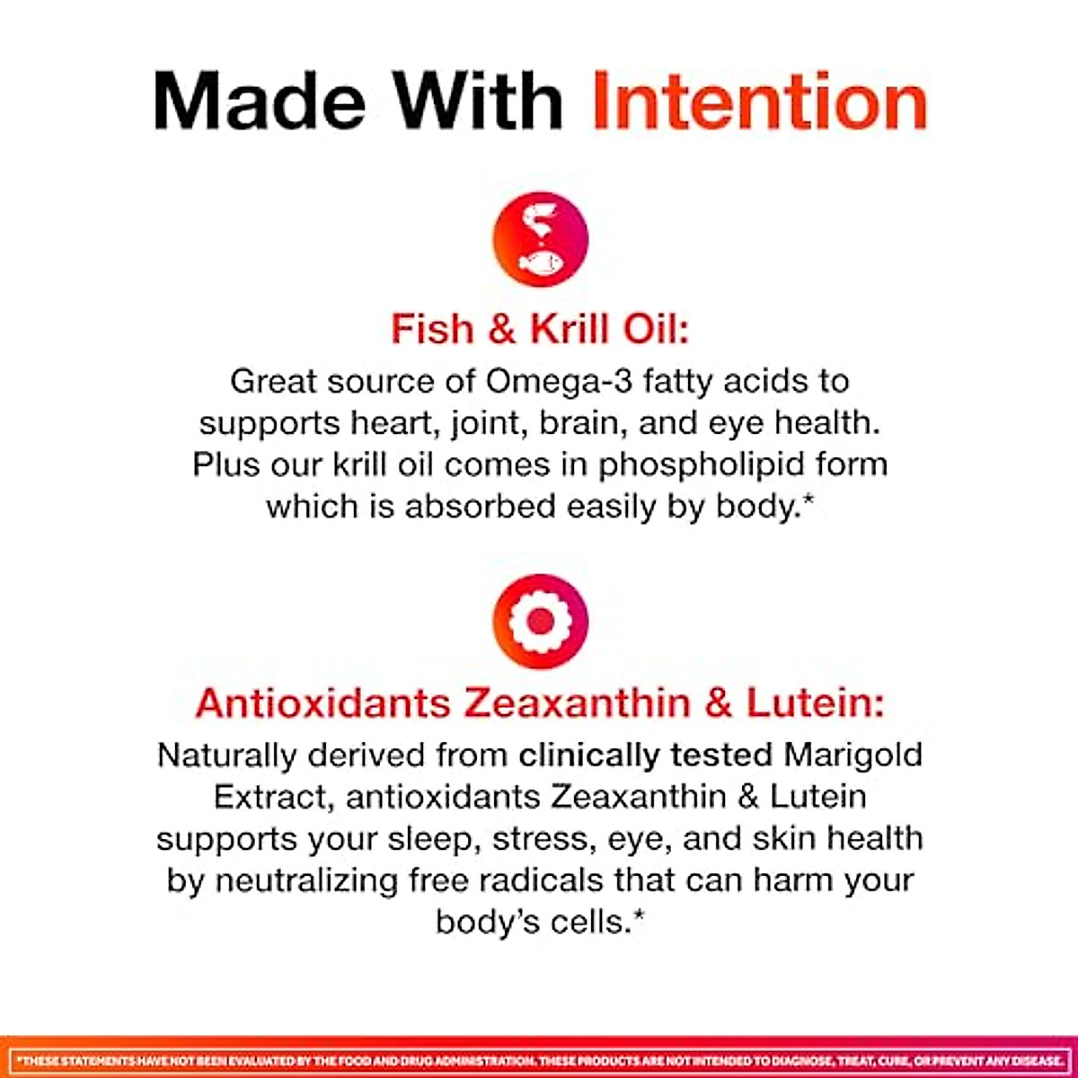 MegaRed Omega-3 Blend Total Body + Refresh 500mg Softgels, (65 Count in a Bottle), Easily Absorbed Krill Oil, to Support Your Heart, Joints, Brain & Eyes