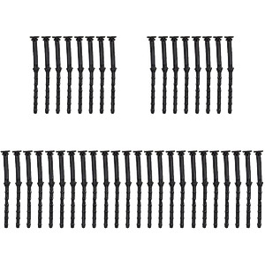 Mobestech 40 Pcs Shock-Absorbing Nails Computer Screws Computer Components Computer Accessory Fan Mounting Pin Noise Absorption Pin Noise Absorption Rivet Fan Mounting Screws Computer Supply