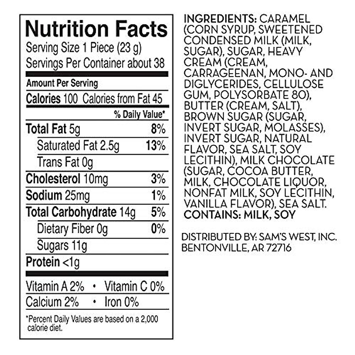 Member's Mark Sea Salt Caramels (31 oz.) (pack of 2)