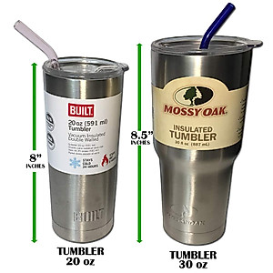 Reusable Glass Drinking Straws Set Of 6, Multi-Color 10" Long Straw for Yeti Tumbler, Ozark, Non toxic, Shatter Resistant,A Family Pack That Can Replace All Plastic, Silicone Or Metal Straws.