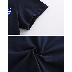 Haydendear Toddler Boys Short Sleeve T-shirts Tee and Shorts Set Summer Clothes 2001QZ(3T)