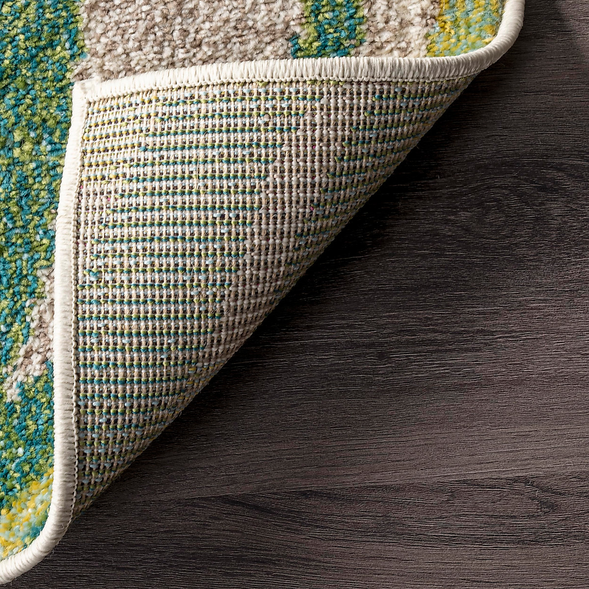 nuLOOM Cali Abstract Leaves Area Rug, 9x12, Green