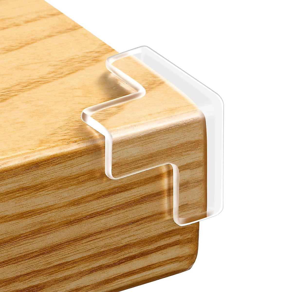 Corner Protector for Baby (24 Pack) - Clear Corner Protectors, Furniture Corner Guard & Edge Safety Bumpers - Baby Proof Bumper & Cushion to Cover Sharp Furniture & Table Edges (T Shape)