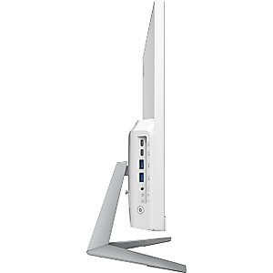 MSI Modern AM242T AIO Desktop, 23.8" FHD Touchscreen, Intel Core i3-1115G4, 8GB Memory, 256GB SSD, WiFi 6, BT 5.1, FHD Webcam, White, Windows 11 Home (11M-1432US)
