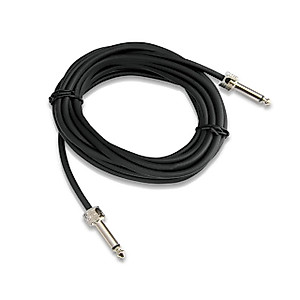 Pyle Pro-Audio Pedal Board Patch Cables-Universal D.I.Y Custom Cut Feet Wire Kit, Right-Angle Low Profile 1/4'' Connectors, Performance, 10 Pieces PSCBLKIT22